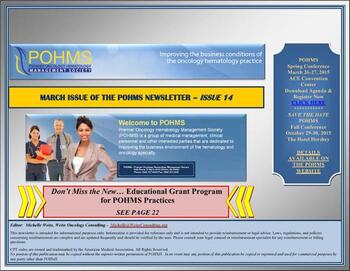 POHMS | Welcome to the Premier Oncology Hematology Management Society